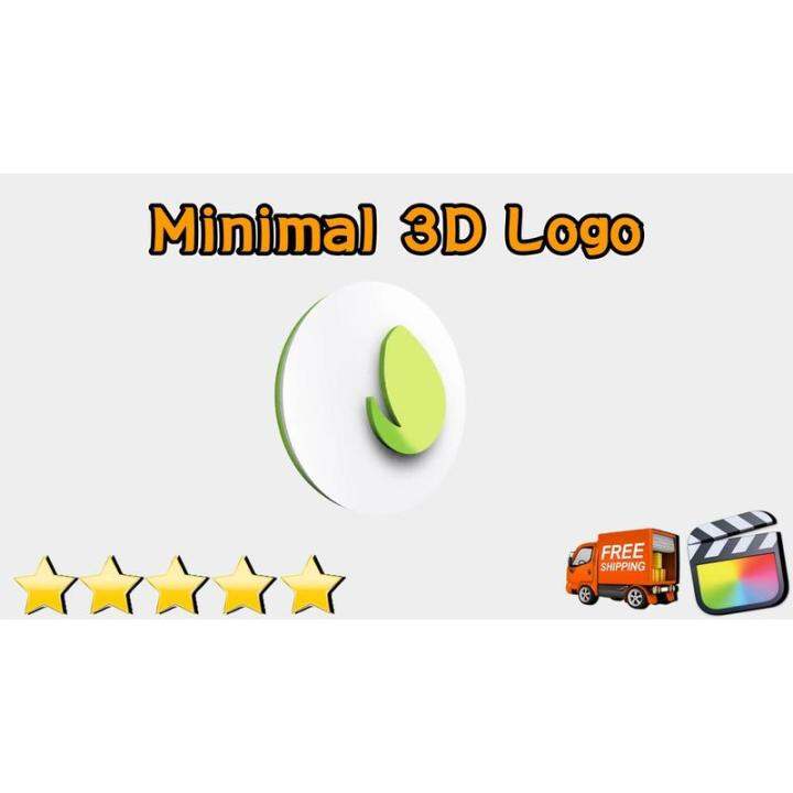 Minimal 3D Logo Final Cut Pro X FCPX plugin effects title plug in logos ...