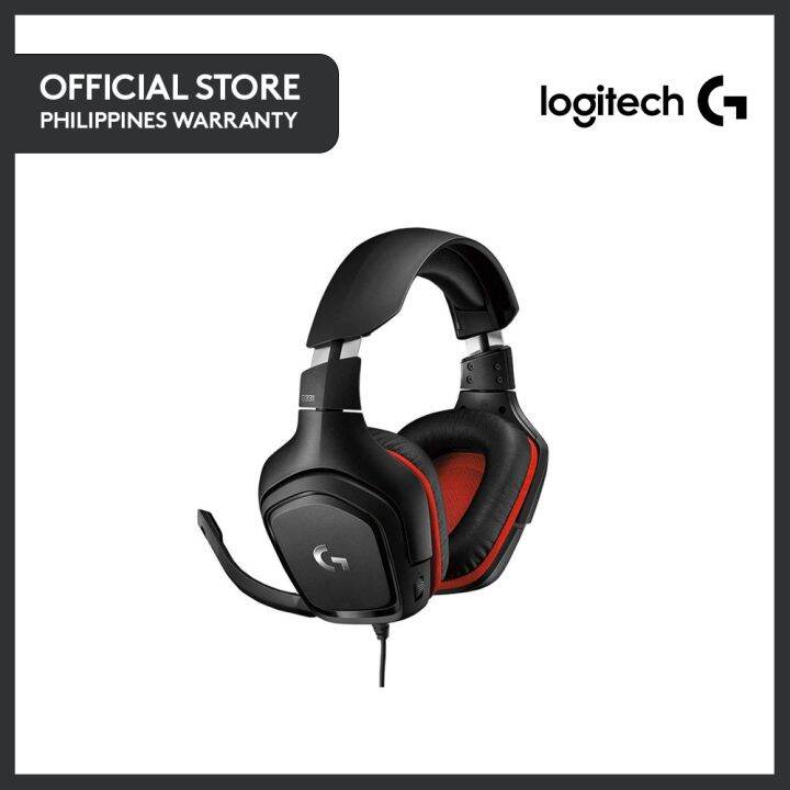 Logitech G331 Wired Gaming Headset,50mm Audio Drivers, 6 mm Flip to ...