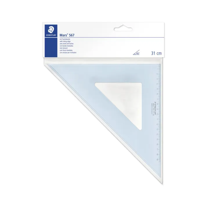 STAEDTLER Mars 567 Set Square 31 cm 45°/45° | Lazada PH