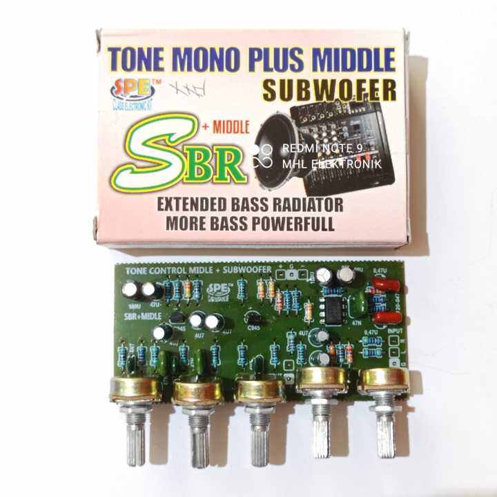 SBR Tone Control Mono Plus Middle Subwoofer by SPE | Lazada Indonesia