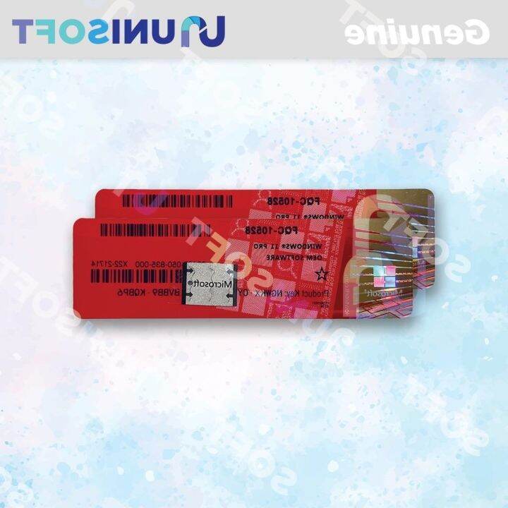 Windows 10 Pro / 11 Professional License Serial Product Key with COA ...