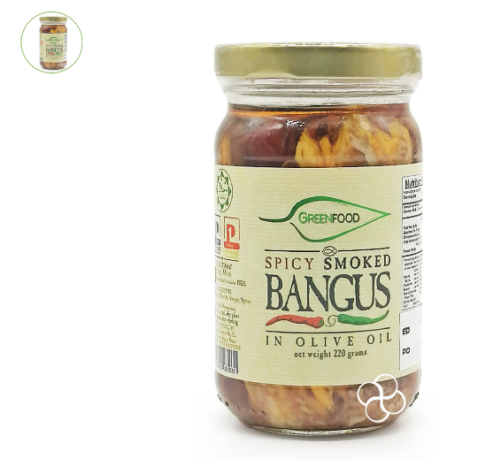 Greenfood Spicy Smoked Bangus Olive Oil 220g | Lazada PH
