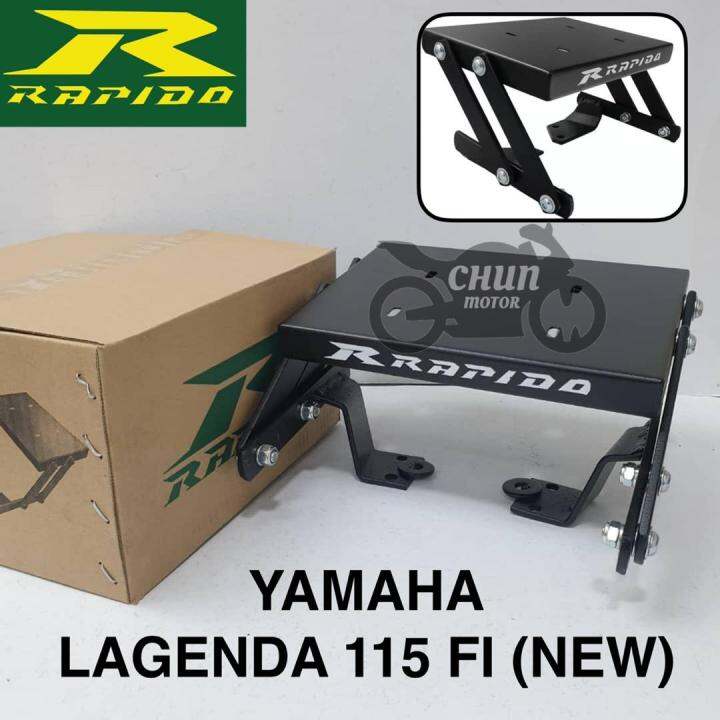 Lagenda 115 FI (NEW) Rapido Adjustable Rear Rack Monorack (Foodpanda ...