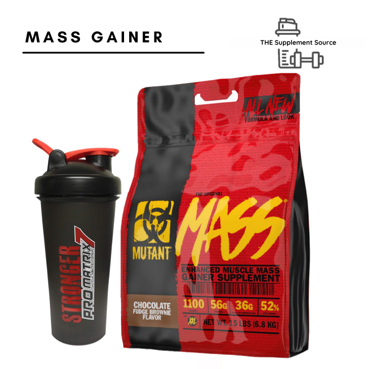 Mutant Mass Gainer 15lbs Triple Chocolate with Shaker | Lazada PH