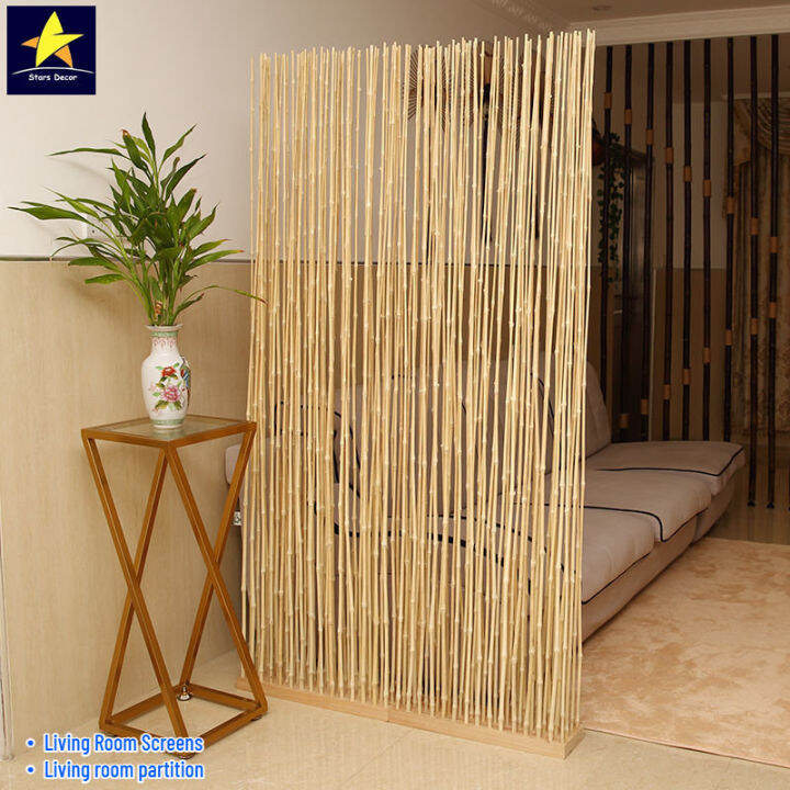 Stars Decor Bamboo Screen Divider for Living Room, Office, Hotel ...