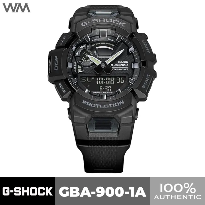 Casio G-SHOCK Move GBA-900 Series Black MIP LCD Rugged Smart Bluetooth ...