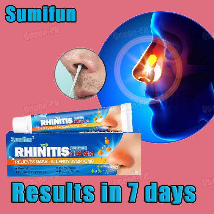 SUMIFUN Rhinitis Cream Nasal Ointment Runny Rhinitis Sinusitis Cream ...