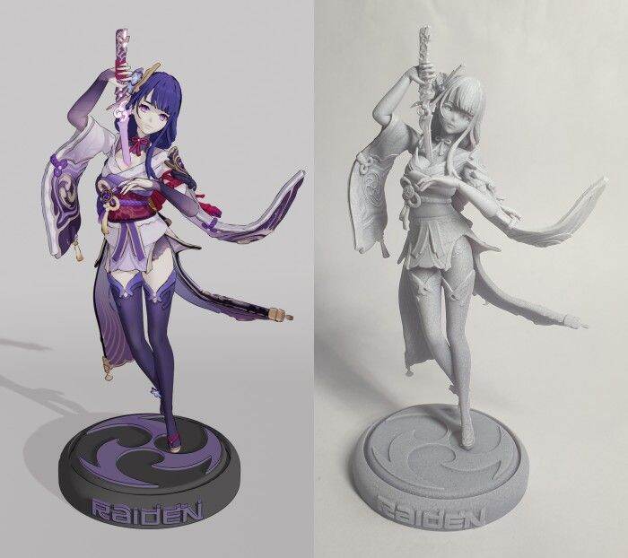 raiden shogun baal genshin resin statue | Lazada Indonesia