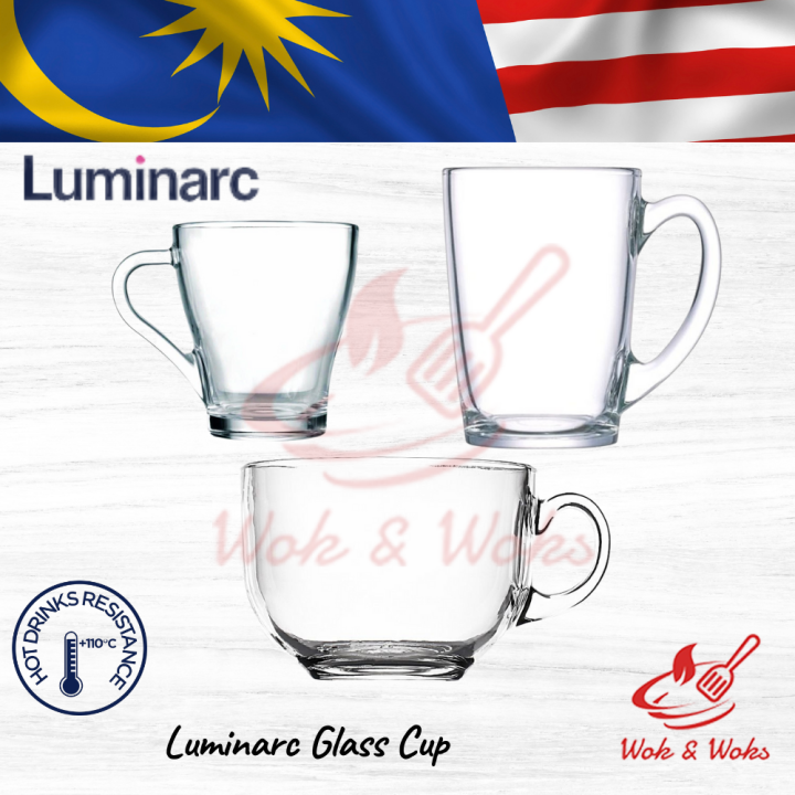 Luminarc Brand Glass Cup / Cawan Kaca Jenama Luminarc | Lazada