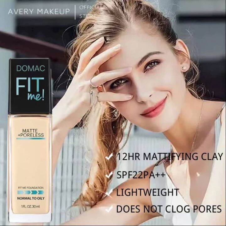 DCMAC Fit Me Matte + Poreless Liquid Foundation | Lazada PH
