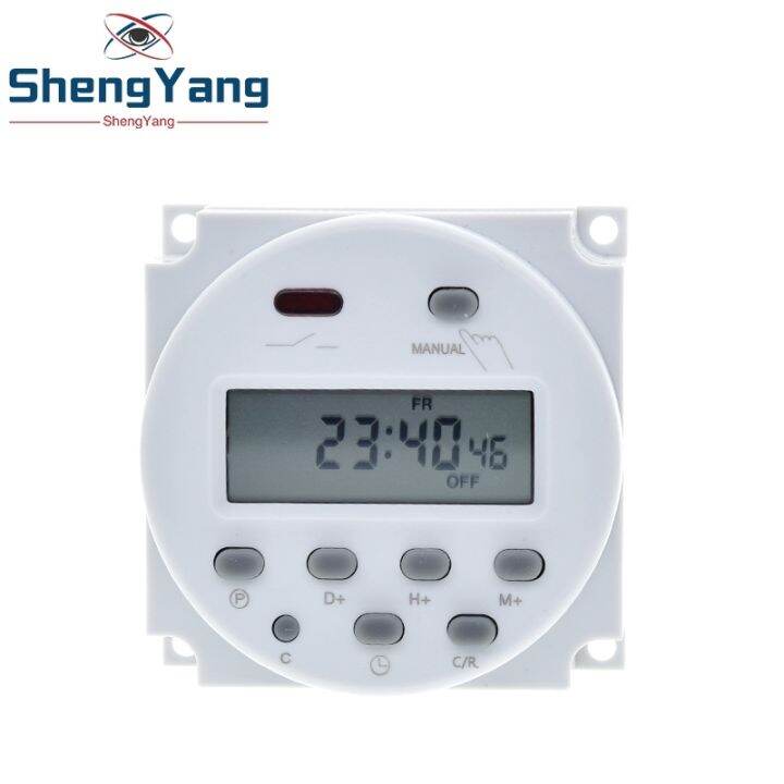 CN101A LCD time switch 12V 24V 110V 220V Time Relay Street lamp ...