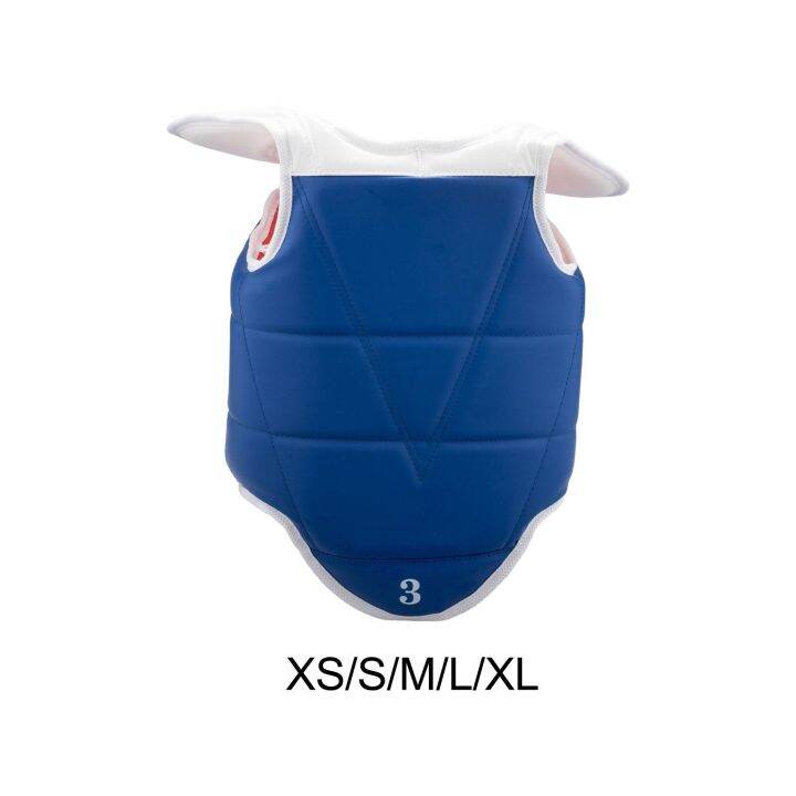 Adults Boxing Body Protector Reversible Protective Gear Karate Chest ...