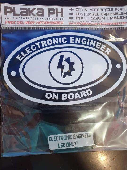 ELECTRONIC ENGINEER PROFESSION EMBLEM | Lazada PH