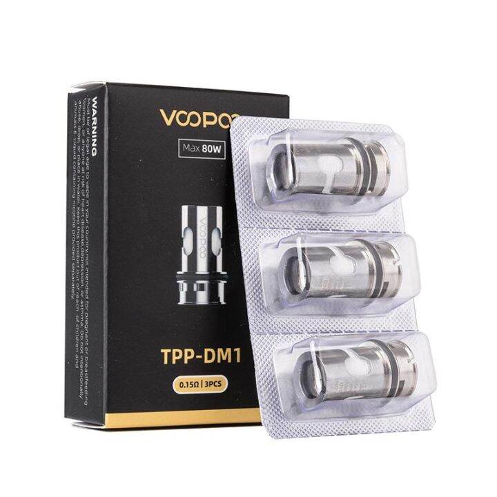 VOOPOO Drag Pro X Pro Occ Coil TPP 3pcs/Pack DM1 0.15 and DM2 0.2 ...