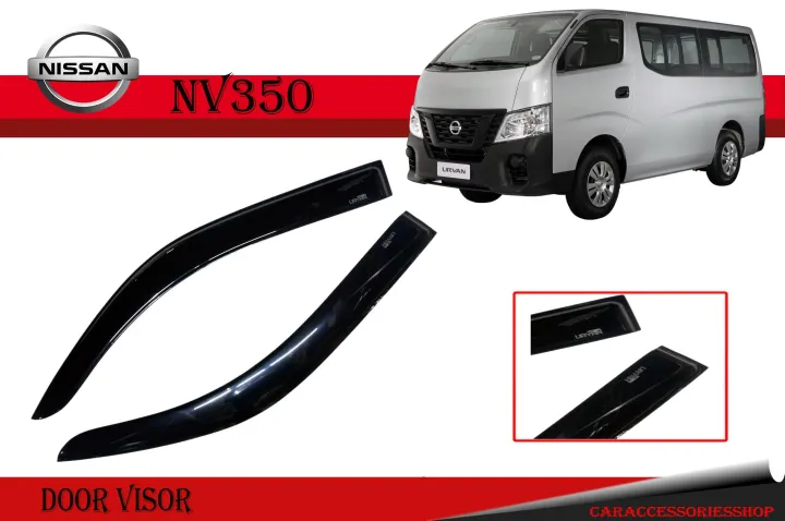 CAR RAIN / WIND / DOOR VISOR SIDE WINDOW DEFLECTOR BLACK FOR NISSAN ...