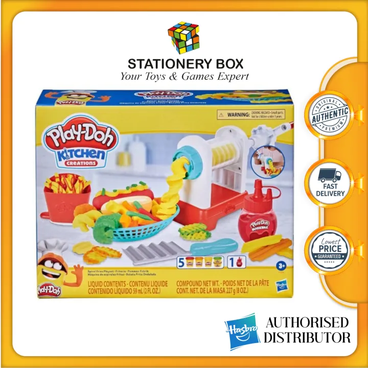 ORIGINAL - Hasbro Play-Doh Kitchen Creations Spiral Fries Play Food Set ...