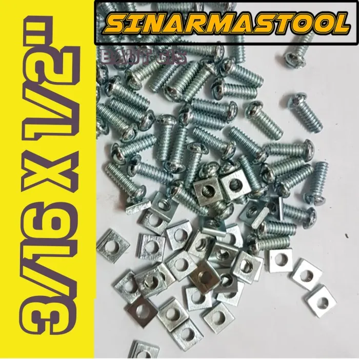 Baut Cis Baut Aki 3/16 x 1/2 Inch | Lazada Indonesia