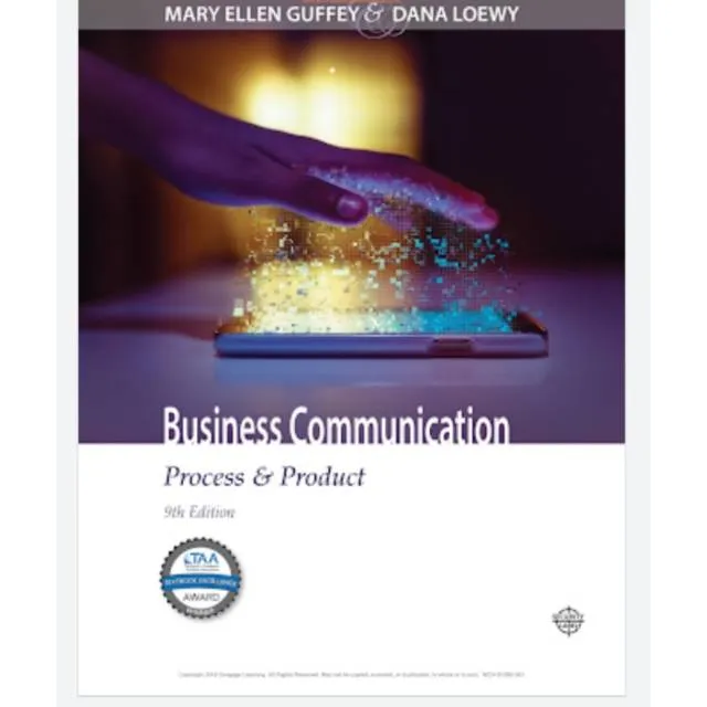 Business communication process and product 9th edition by Mary Ellen ...