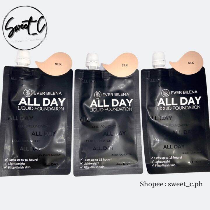 Ever Bilena All Day Liquid Foundation 10ml (sachet) | Lazada PH