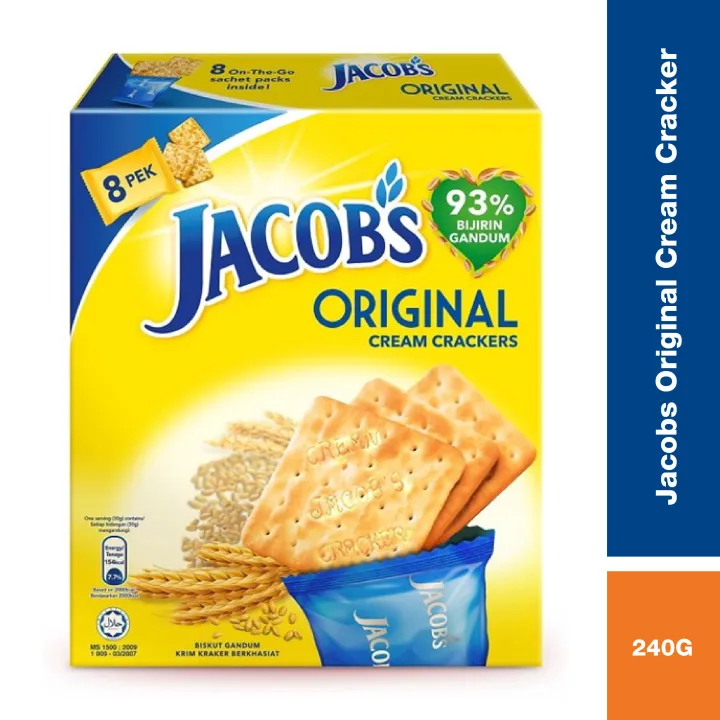 Jacob's Multipack Original Cream Cracker 240g | Lazada