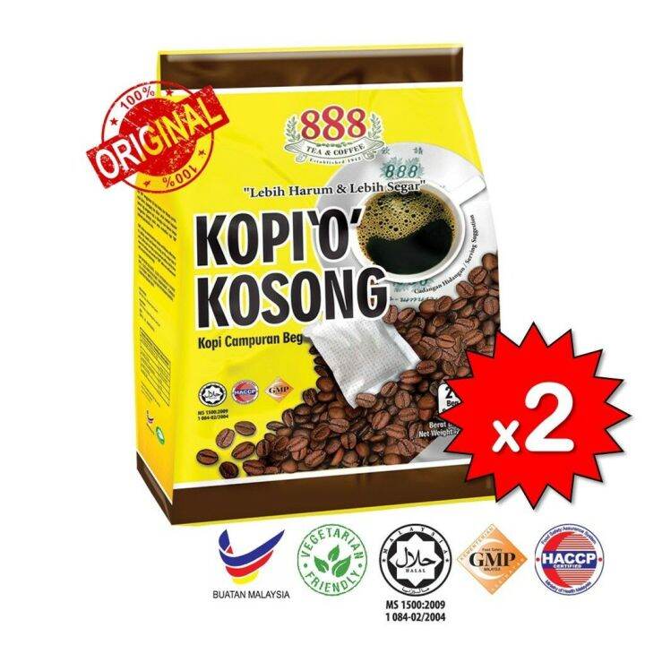[VALUE PACK] 888 BLACK COFFEE / KOPI O KOSONG (20S X 10G x 2 PACK) NO ...