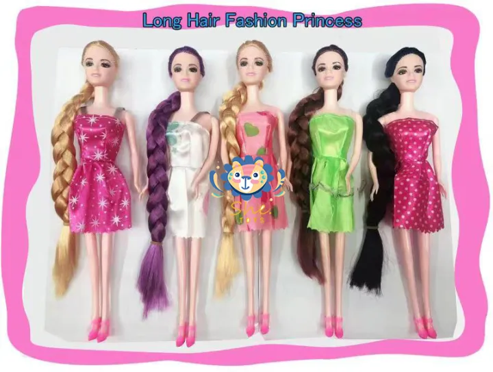 Solid Long Hair Fashion Princess dress up doll Long hair doll | Lazada PH