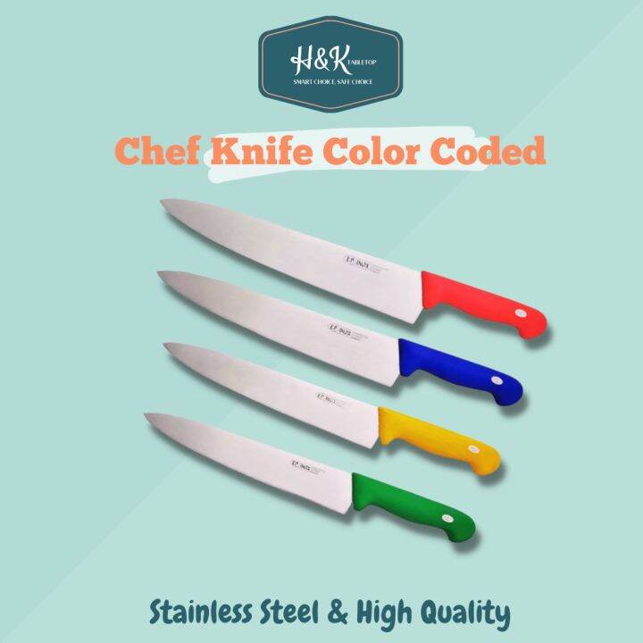 H&K Kitchen Chef Color Coded High Quality Commercial Use The New ...