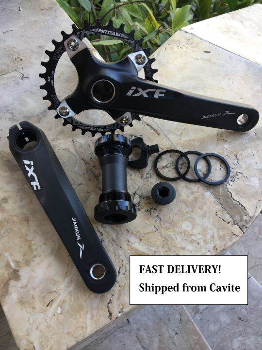 IXF Crankset Hollowtech with Round and Oval Chainring 104 BCD 32T,34T ...