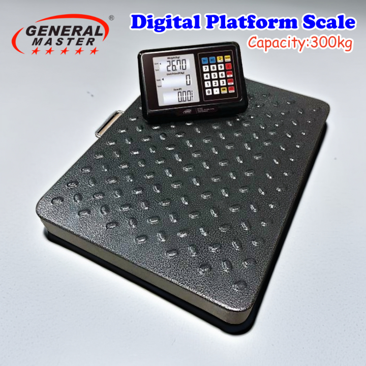 General Master 300kg Digital Scale Platform Scale with Wireless Display ...
