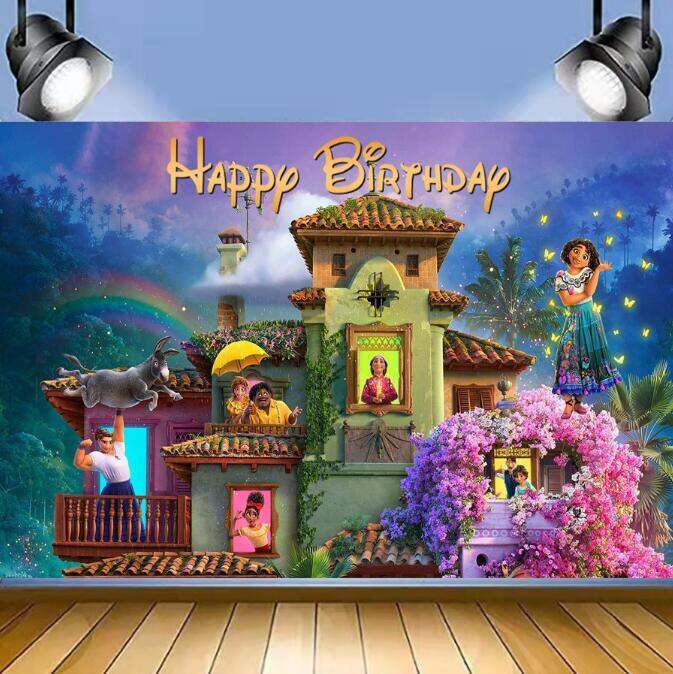 Magic Full House Photography Background for Encanto Theme Backdrop Kids ...