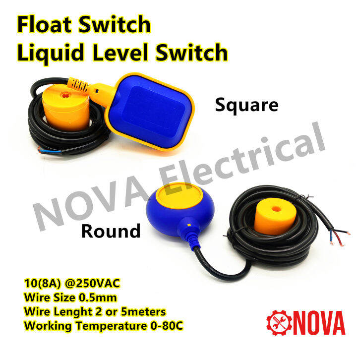 Square / Round Float Switch Submersible pump switch water pump switch ...