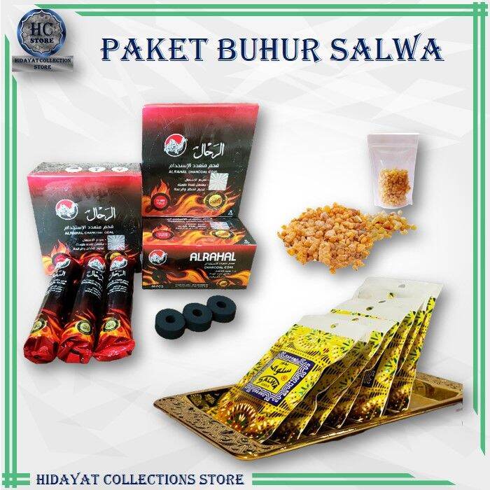 Paket Buhur Salwa Original Bukhur Salwa Original Dupa Bakar Buhur ...