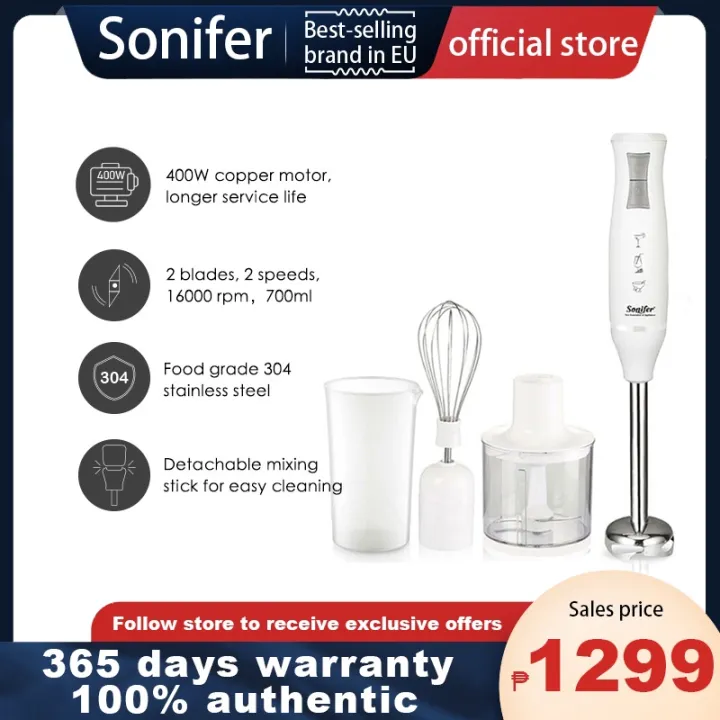 【Spot in Manila】Sonifer kitchen portable blender food processor hand ...