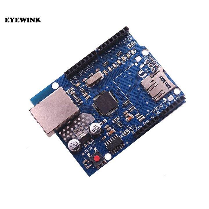 บอร์ดพัฒนา UNO Shield Ethernet Shield W5100 / W5500 R3 สําหรับ arduino | Lazada.co.th