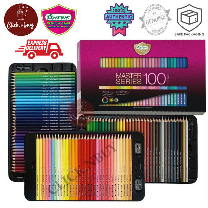 ORIGINAL AUTHENTIC MASTERART MASTER SERIES COLOUR PENCILS 24 36 48 60 ...
