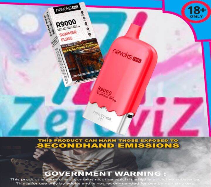 NEVOKS BAR R9000 DISAPOSABLE POD 750MAH | Lazada PH