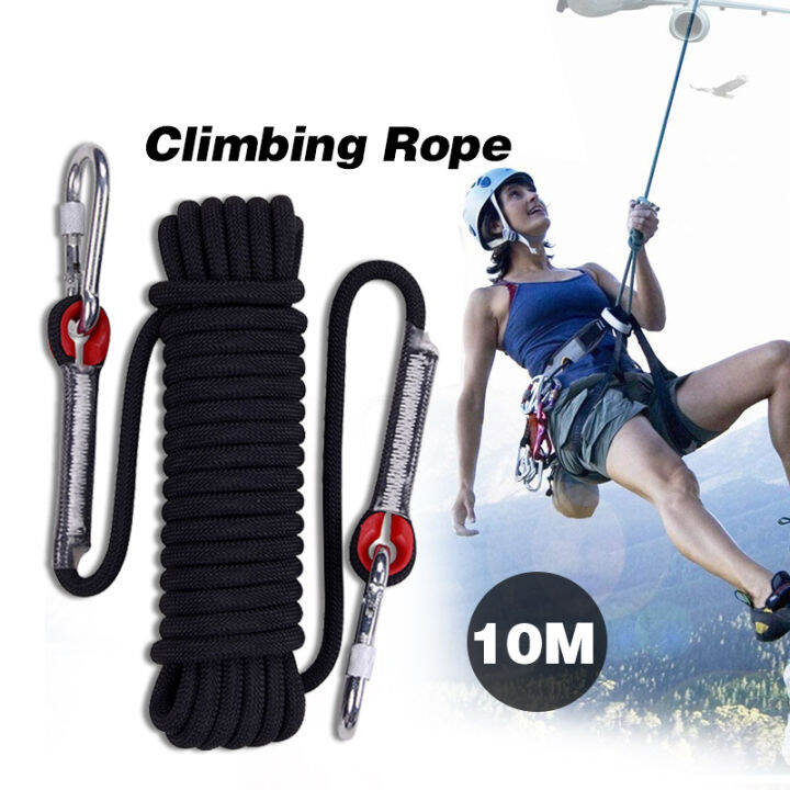 10mm*10m Utility Rope Static rope Climbing/Hiking Rope Safety Rescue ...