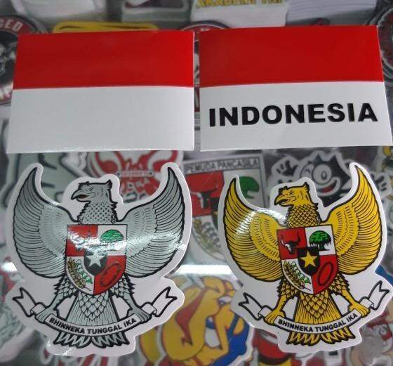 stiker sticker bendera merah putih garuda isi 4 nasionalis | Lazada ...