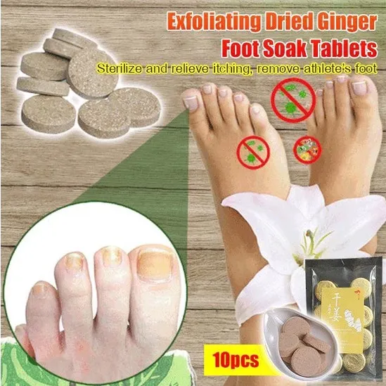 【10PCS】Dried Ginger Foot Soak Tablets | Lazada PH