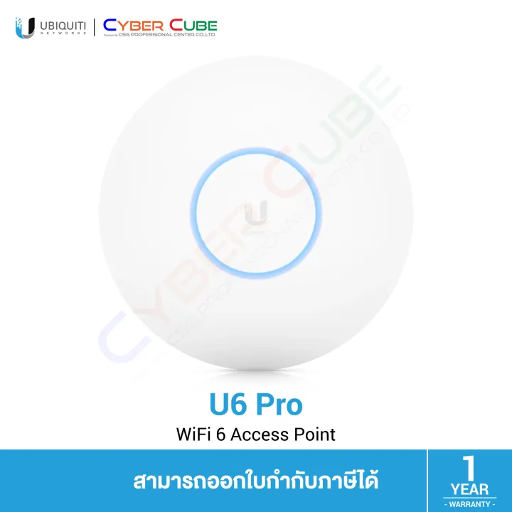 Ubiquiti UniFi U6 Pro AP WiFi 6, 5.3Gbps, 1 x 1G PoE, MIMO 4x4, Antenna ...