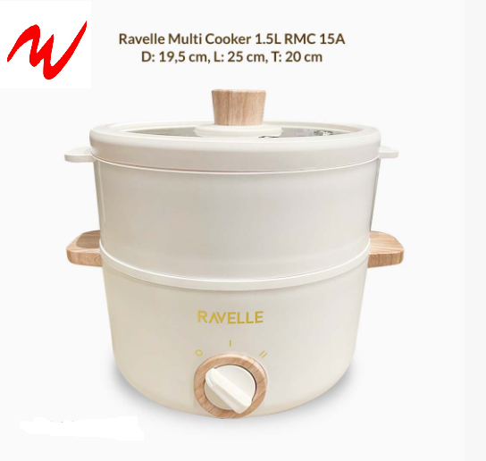 Ravelle Multi Cooker 1.5L RMC 15A | Lazada Indonesia
