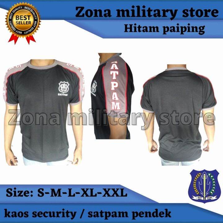 baju kaos security satpam paiping dalaman lapangan hitam paiping ... baju kaos security satpam paiping dalaman lapangan hitam paiping ...