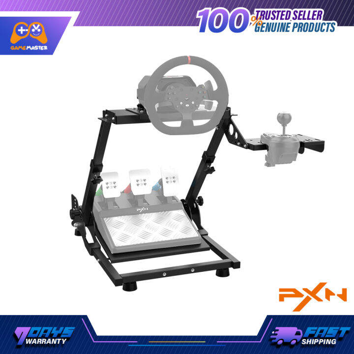 PXN A10 Steering Wheel Folding Bracket Stand Gear Lever Pedal for PC ...