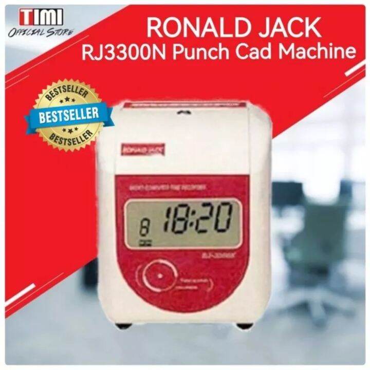 RONALD JACK Time Recorder | RJ-3300N Punch Card Machine *Made In TAIWAN ...