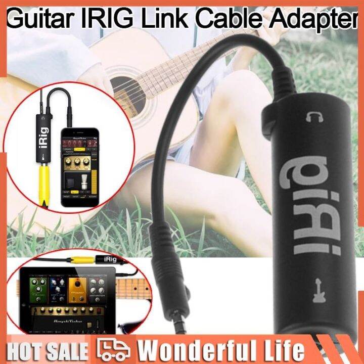 Guitar IRIG link cable adapter AMP audio interface converter | Lazada PH
