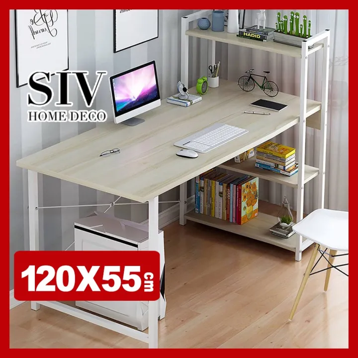 SIV 120X55cm Big Size Computer Study Home Office Table Desk Furniture ...