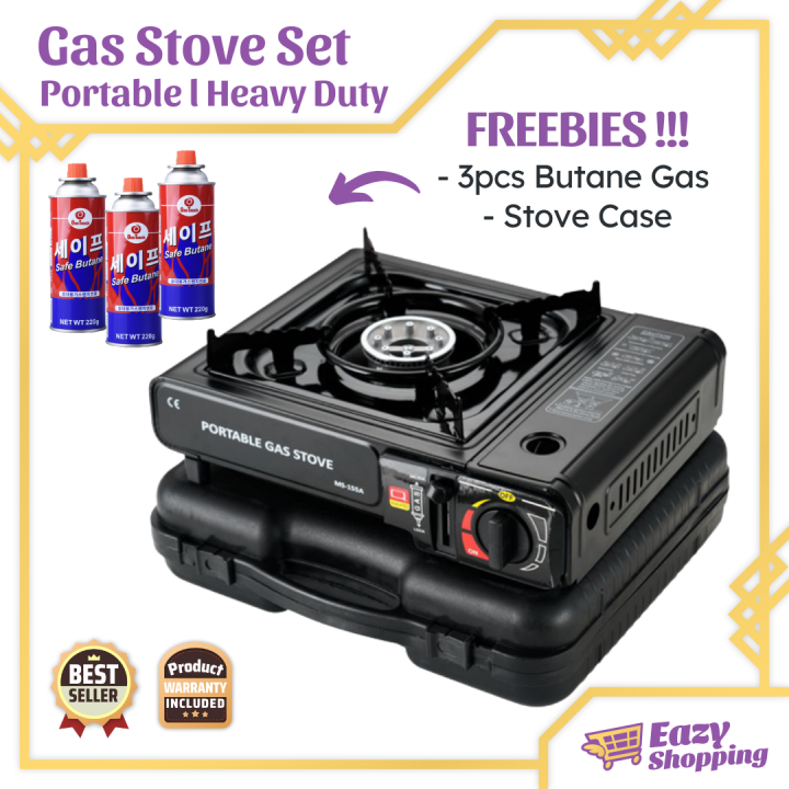 Portable Butane *Gas St0ve Set l Heavy Duty Butane *gas Stove Set Free ...