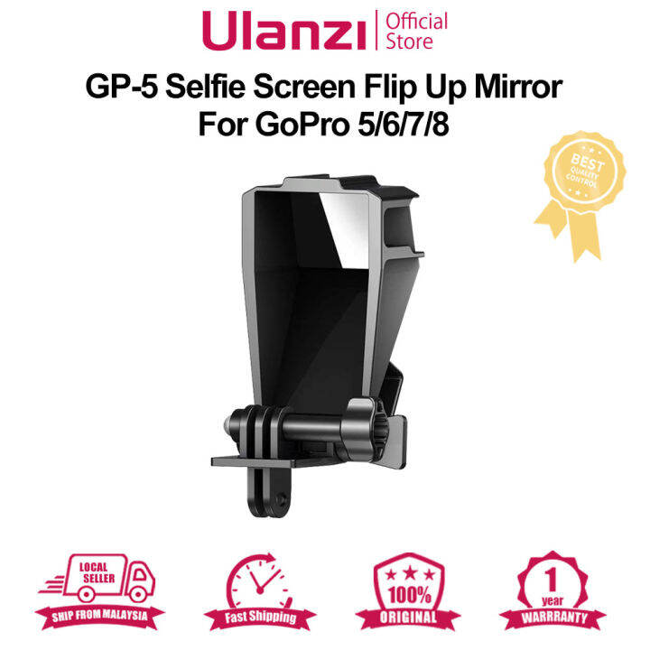 Ulanzi GP-5 Selfie Screen Flip Up Mirror for Gopro 5/ 6 /7/ 8 | Lazada
