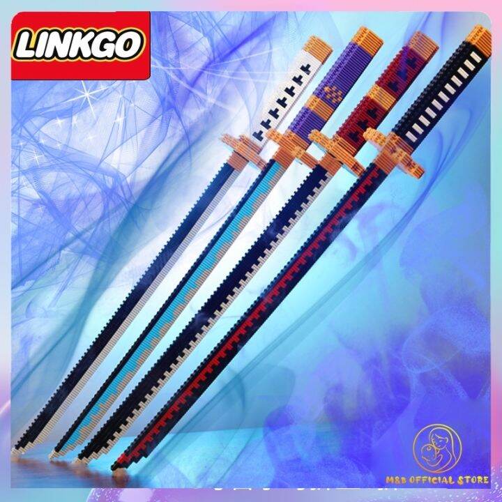 Lego Sword Building Block Assembled Toys Roronoa Zoro Animation Puzzle ...
