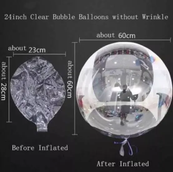 Balon PVC bening 24in (BALON SAJA) | Lazada Indonesia